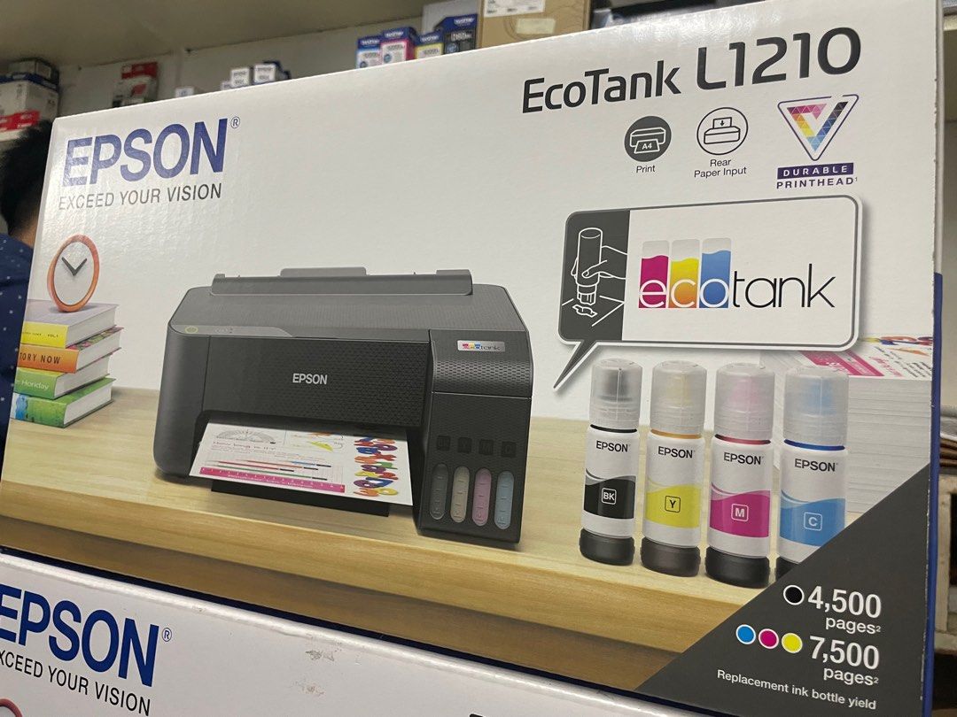 Epson EcoTank L1210 A4 Ink Tank Printer, Computers & Tech, Printers ...