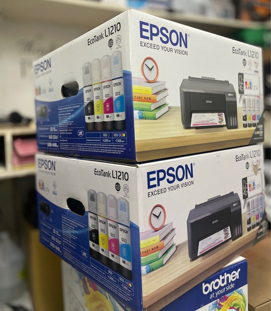 Epson EcoTank L1210 A4 Ink Tank Printer, Computers & Tech, Printers ...