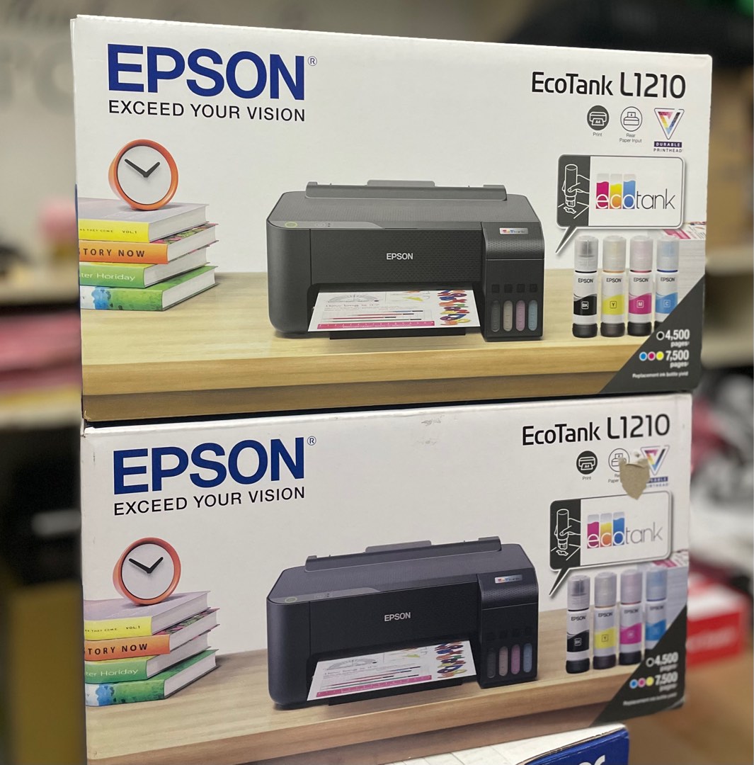 Epson EcoTank L1210 A4 Ink Tank Printer, Computers & Tech, Printers ...