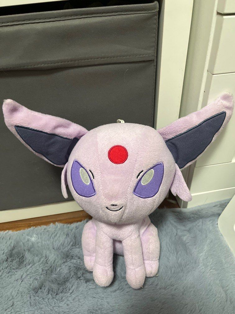 Espeon Pokemon Plushie, Hobbies & Toys, Toys & Games on Carousell