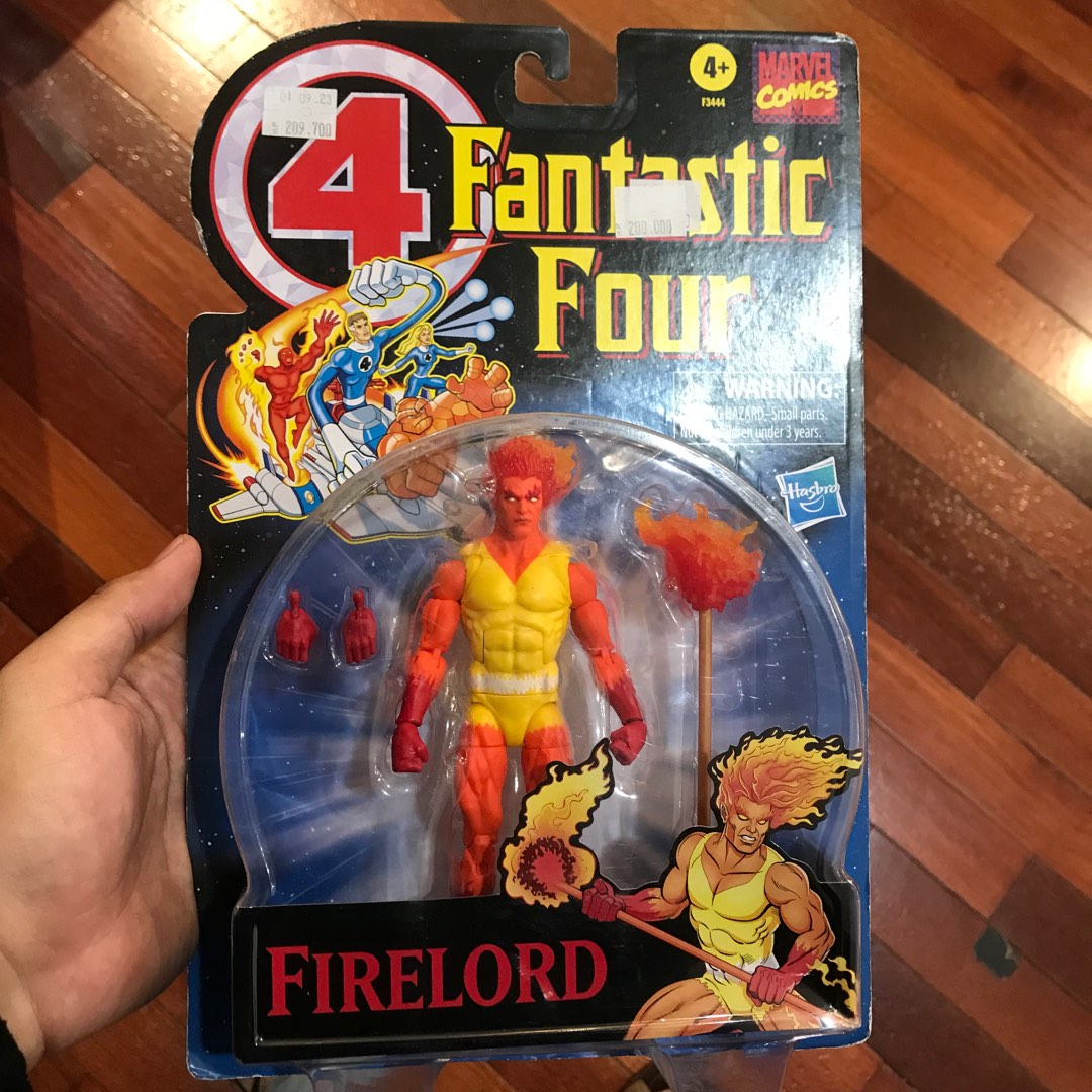 Fantastic Four Retro Marvel Legends Firelord 6-Inch Action Figure ...