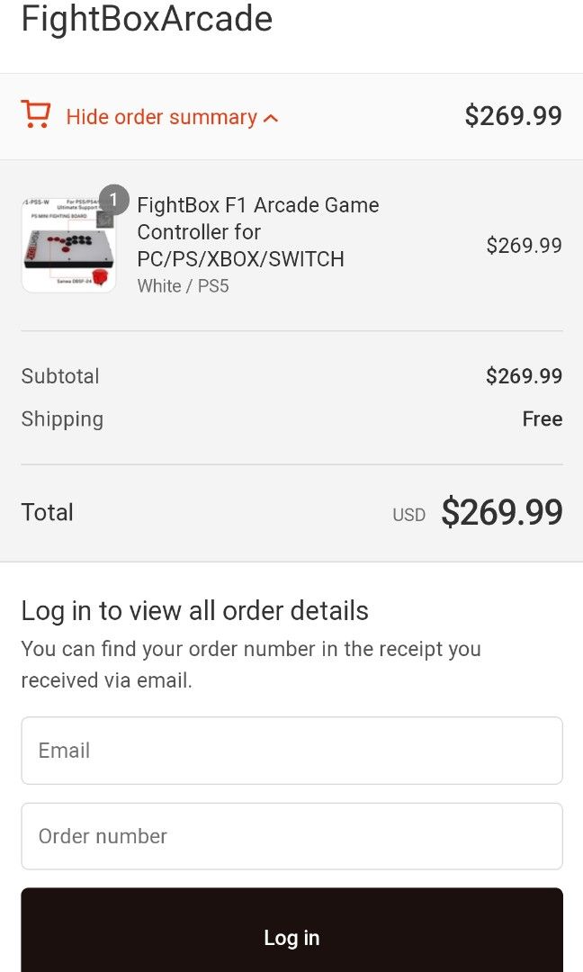 Fightbox F1 Leverless Arcade Game Controller (Works with PC/XBOX/PS4 ...