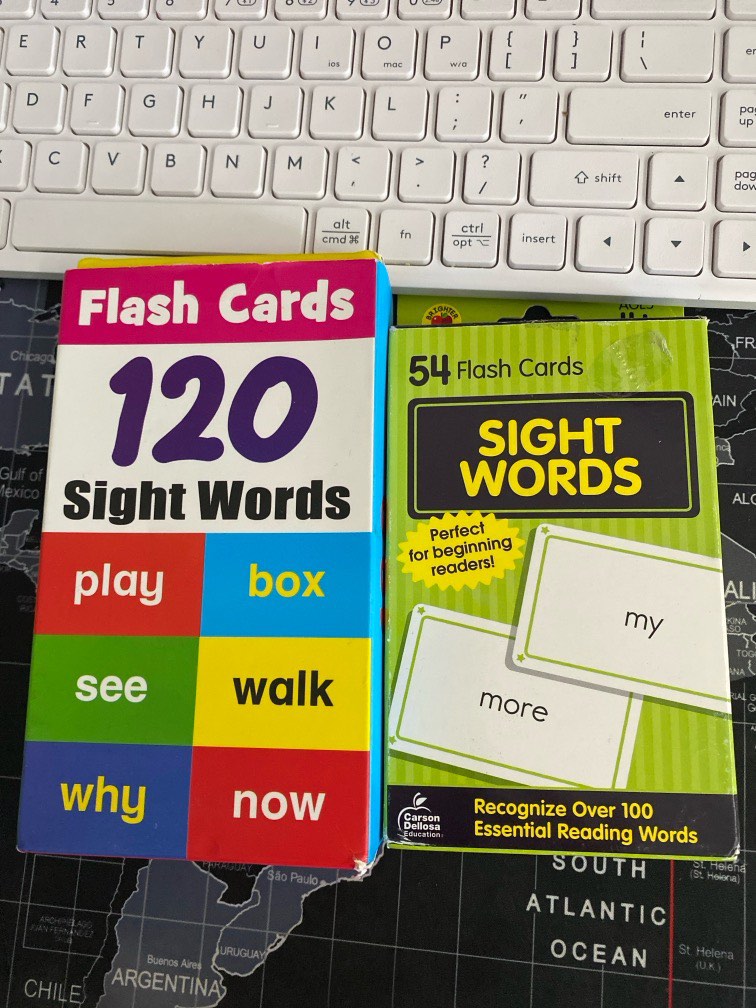 Flash card sight words, Hobbies & Toys, Toys & Games on Carousell