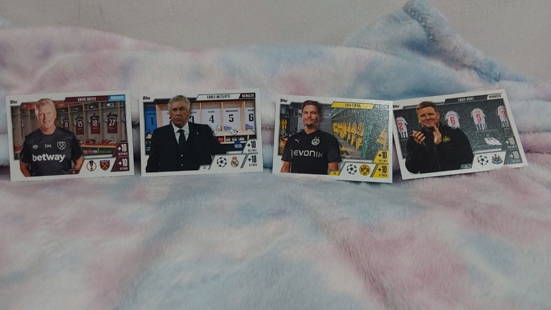 Football manager cards, Hobbies & Toys, Memorabilia & Collectibles ...