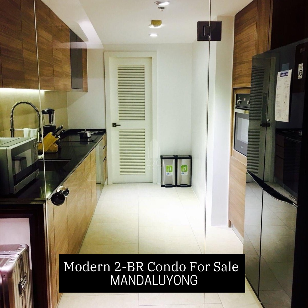 For SALE! Modern 2BR Condo Unit w/ Parking at One Shangri-La Place EDSA ...