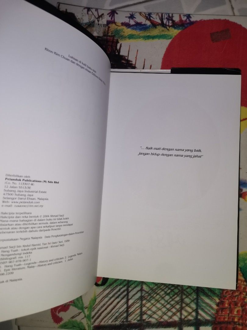 Hang Tuah. TOKOH EPIK NASIONAL, Hobbies & Toys, Books & Magazines ...