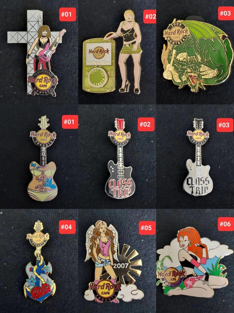 Hard Rock Cafe - MONTREAL & TORONTO PINS!, Hobbies & Toys, Memorabilia ...