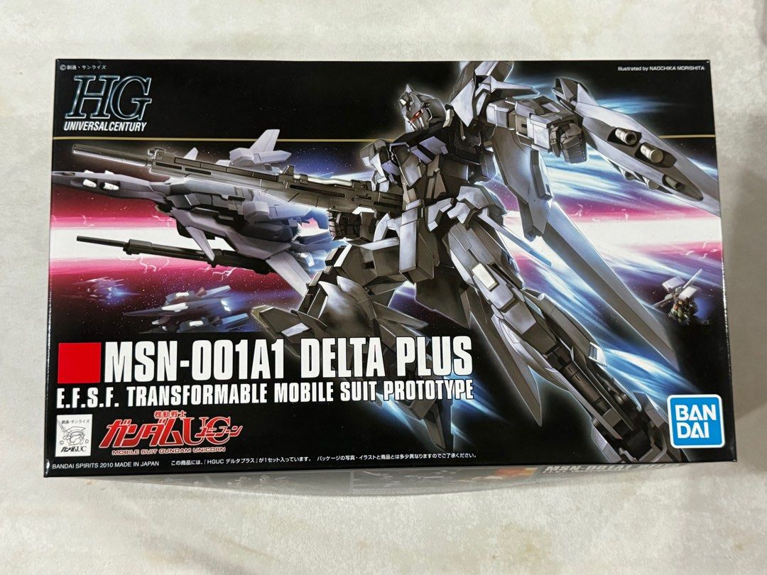 HG Delta Plus from UC Gundam, Hobbies & Toys, Toys & Games on Carousell