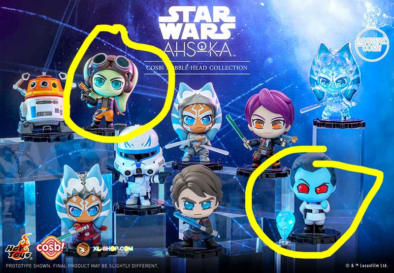 Hot Toys - CBX160 - Star Wars - Ahsoka - Star Wars Ahsoka Cosbi Bobble ...