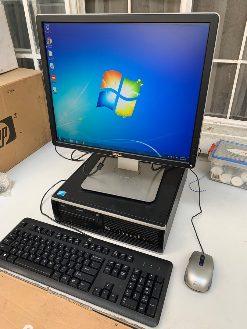 HP Desktop Computer Set 500GB HD 4GB RAM with monitor, Computers & Tech ...