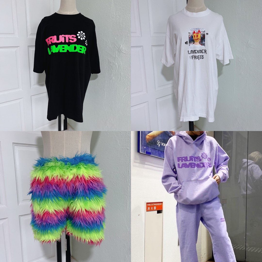 Japanese FRUiTS Magazine Harajuku Street Style Lavender Collab + ACDC ...