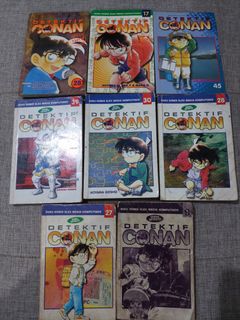 Komik Detektif Conan Vol.13 dan 14 by Aoyama Gosho, Buku & Alat Tulis, Komik dan Manga di Carousell
