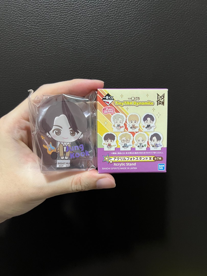 [Kuji] TinyTan Dynamite - Jung Kook Acrylic Photo Stand (Prize K), Hobbies & Toys, Memorabilia ...