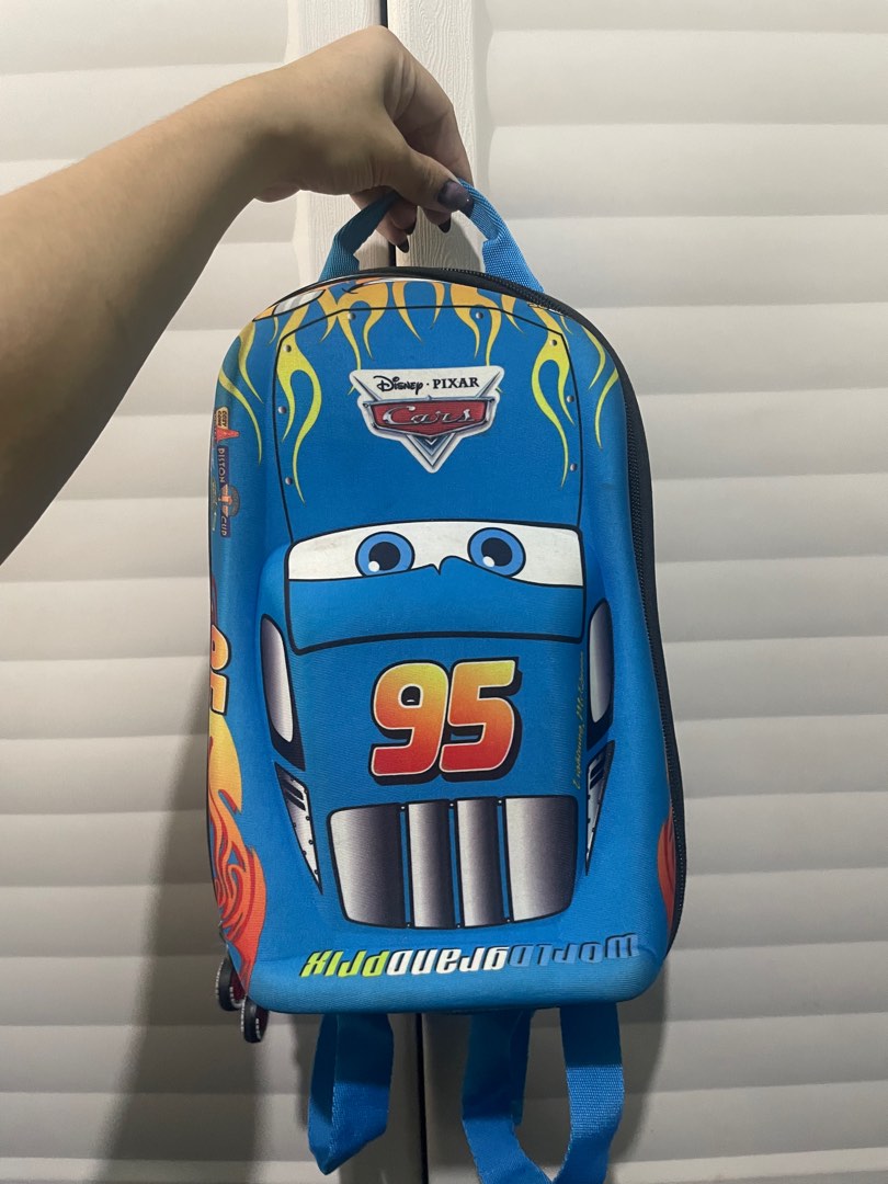 Lightning Mcqueen Backpack for kids, Men's Fashion, Bags, Backpacks on ...