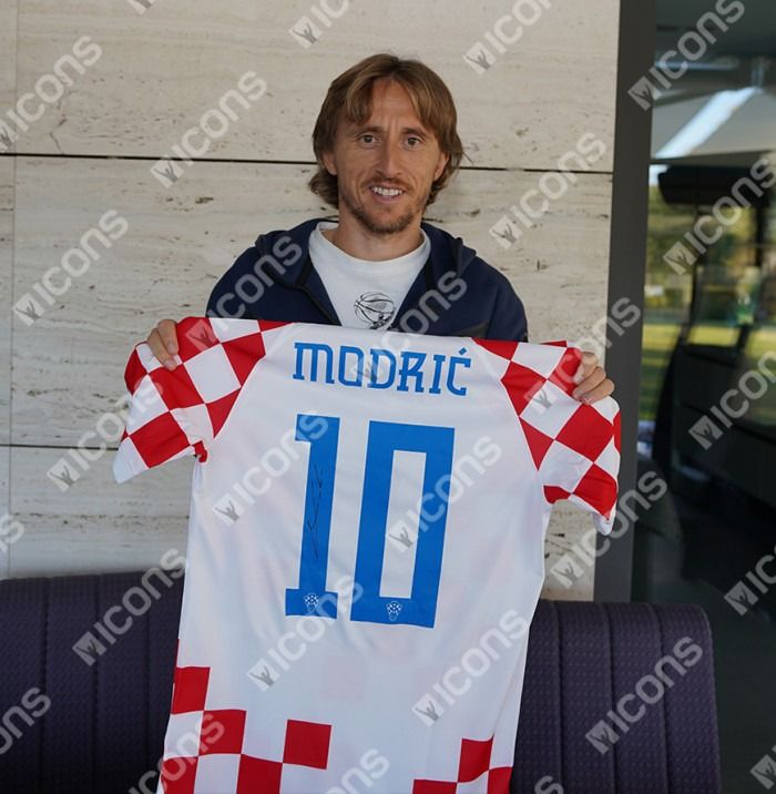 Luka Modric Official UEFA EURO 2024 Back Signed and Hero Framed Croatia ...