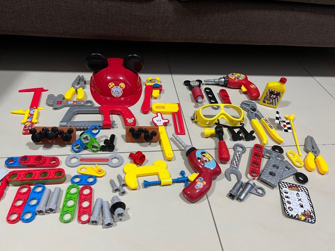 Mickey Mouse tools set, Hobbies & Toys, Toys & Games on Carousell