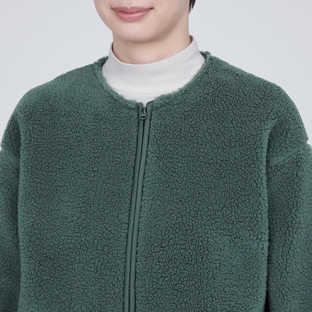 MUJI fleece jacket, Women's Fashion, Coats, Jackets and Outerwear on ...
