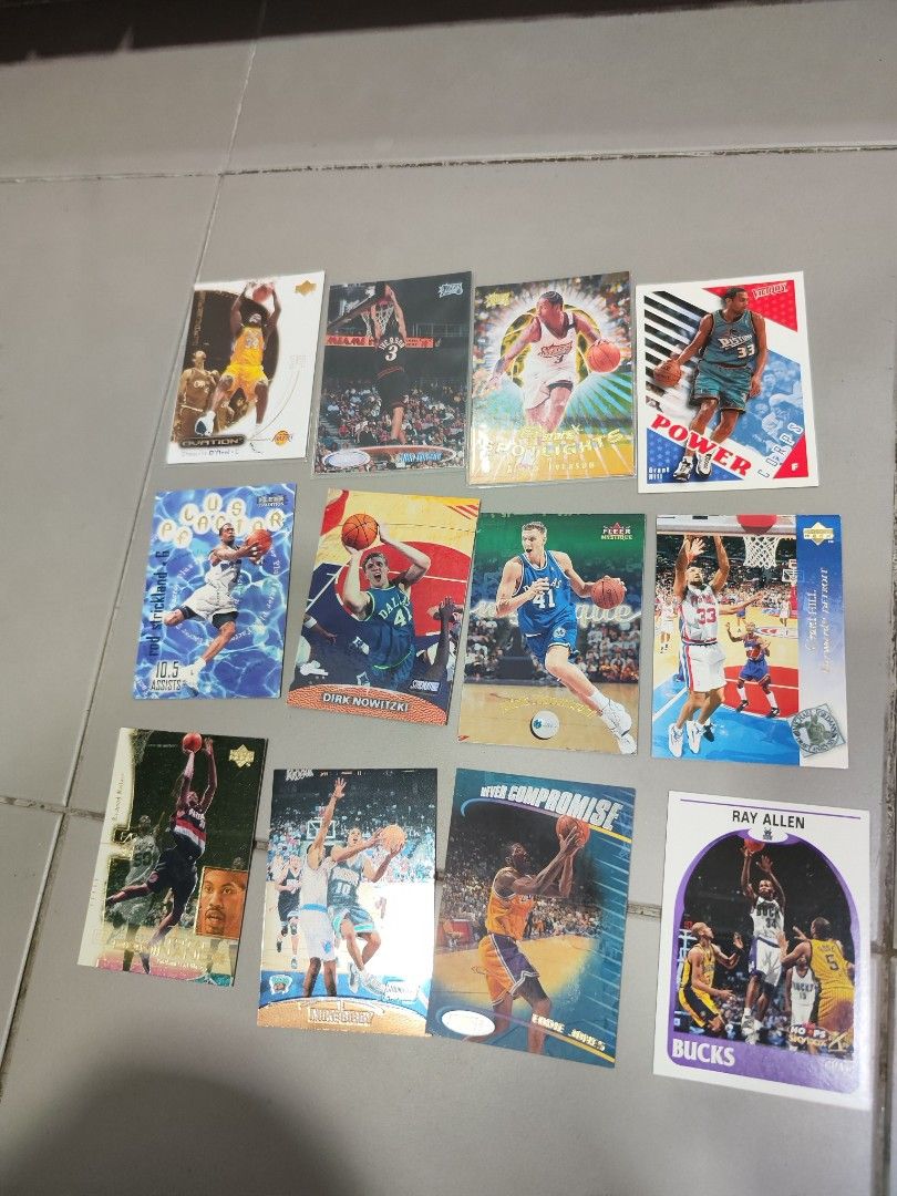 NBA Trading cards 90s and early 2000s star players, Hobbies & Toys ...