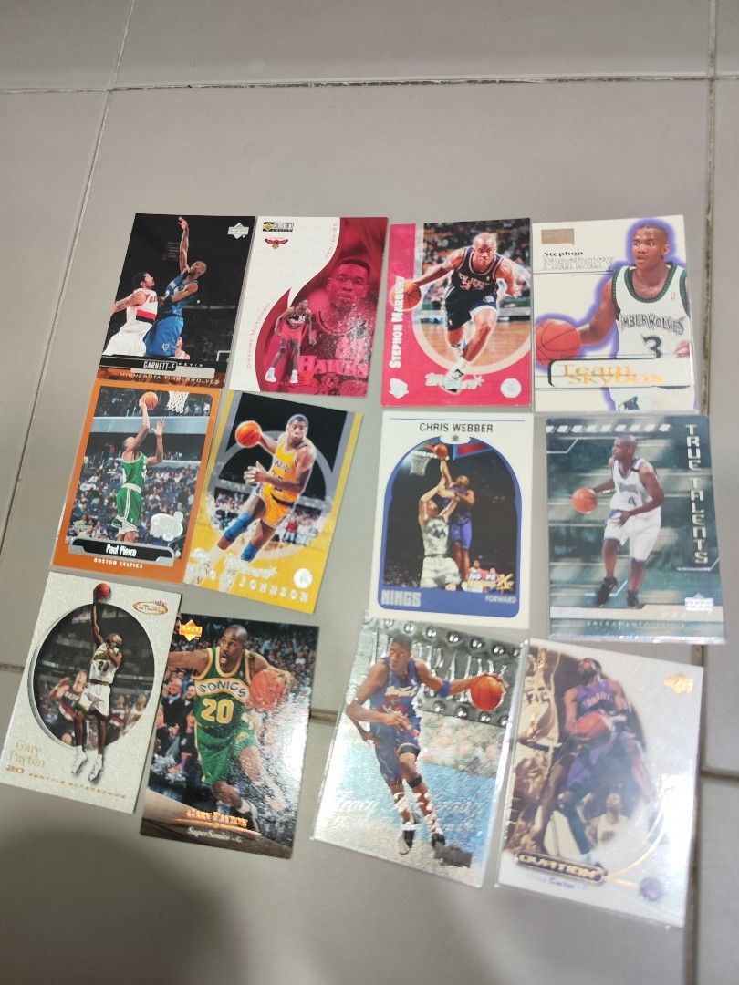 NBA Trading cards 90s and early 2000s star players, Hobbies & Toys ...