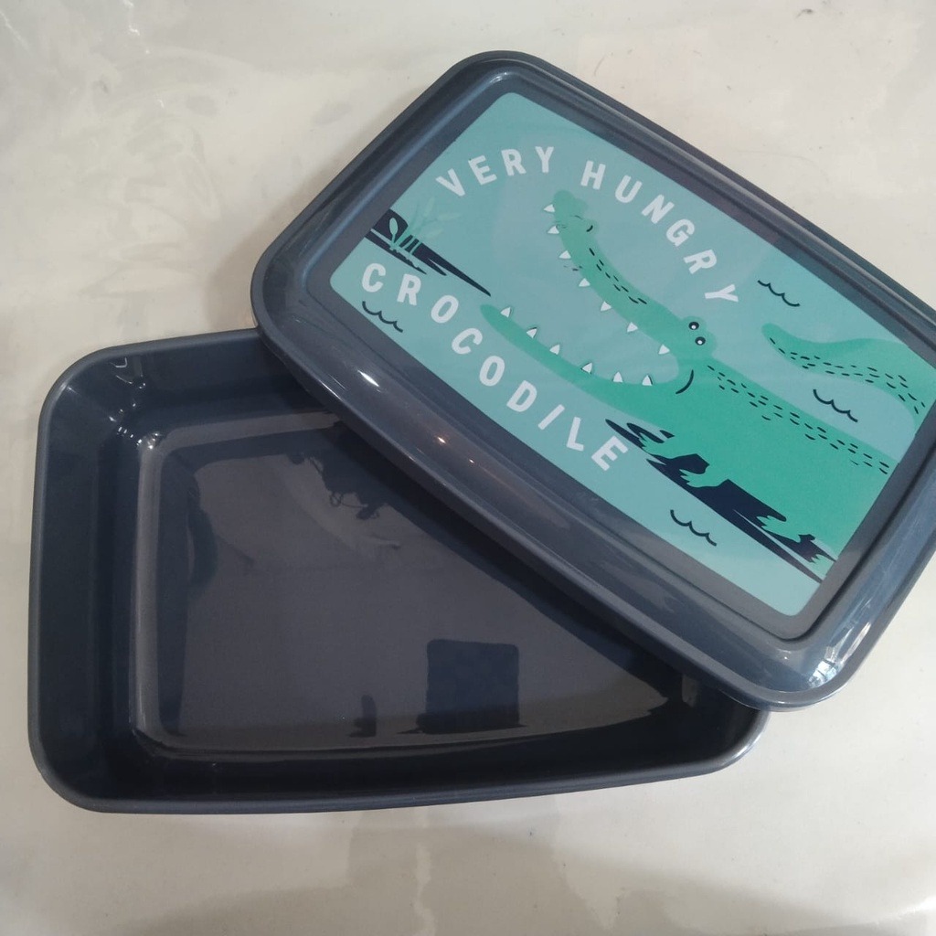 NEW Kids Lunch Box Crocodile / Tempat Makan Anak - Kotak Makan, Kitchen ...