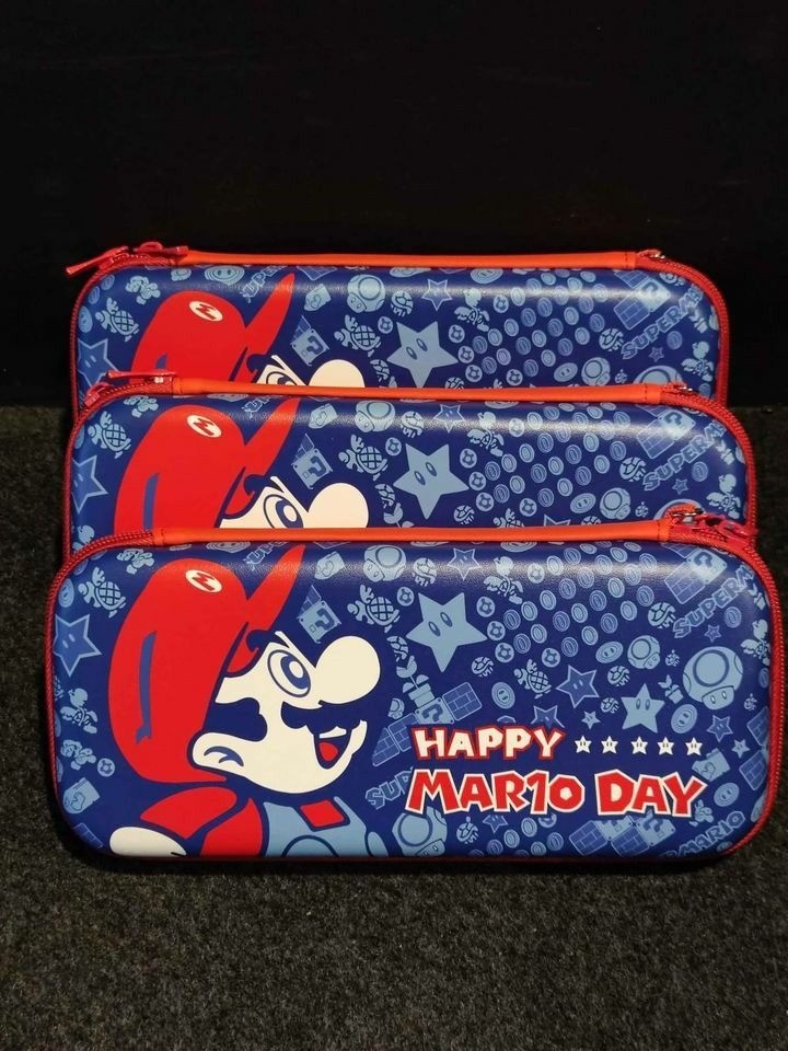 NINTENDO SWITCH HARD CASE HAPPY MARIO DAY, Video Gaming, Gaming ...