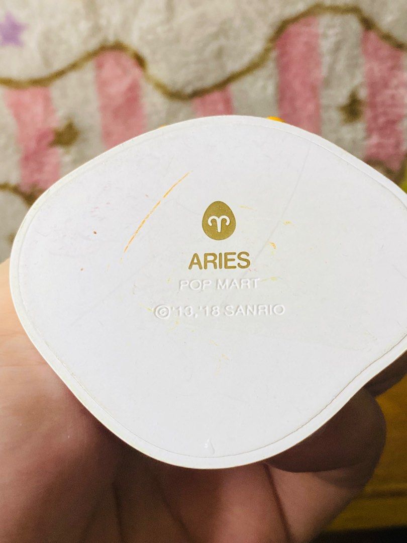 Popmart x Sanrio Gudetama Zodiac (Aries) 380, Hobbies & Toys, Toys ...