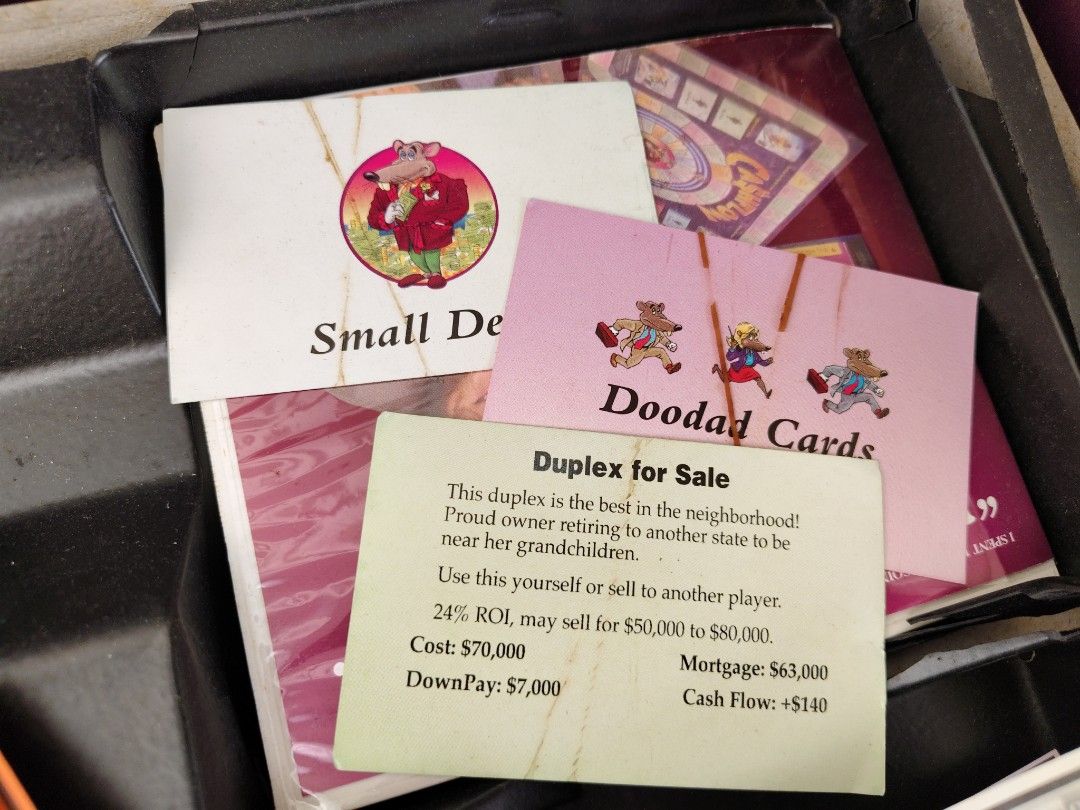 RARE Cashflow Board Game with CD, Toys & Collectibles, Permainan Papan ...