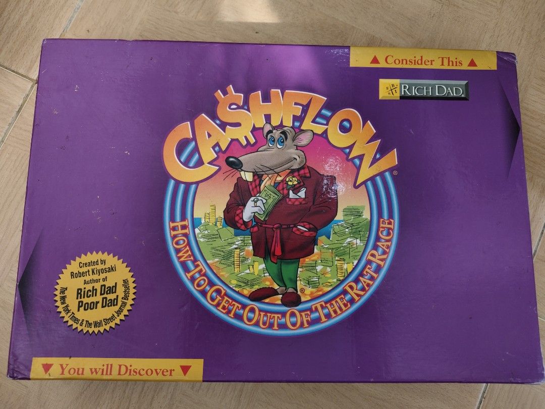 RARE Cashflow Board Game with CD, Toys & Collectibles, Permainan Papan ...