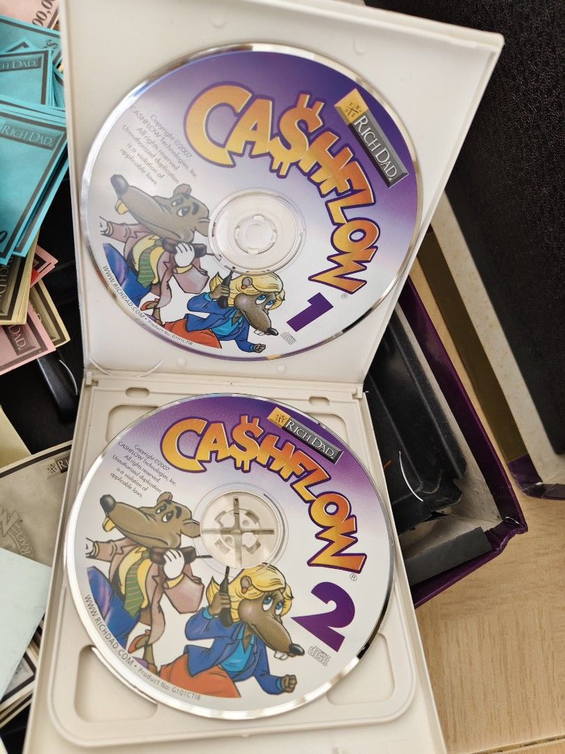 RARE Cashflow Board Game with CD, Toys & Collectibles, Permainan Papan ...