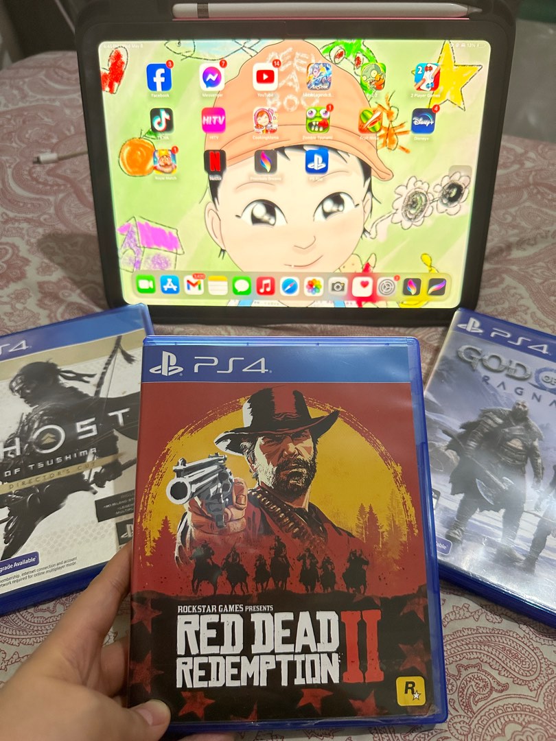Red Dead Redemption 2 with map, Video Gaming, Video Games, PlayStation ...