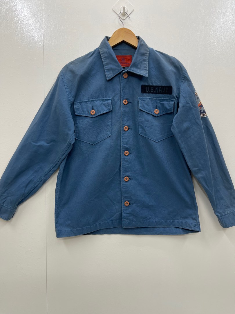 Regulation Avirex Officers Uniform WorkShirt Nice Style, Men's Fashion ...