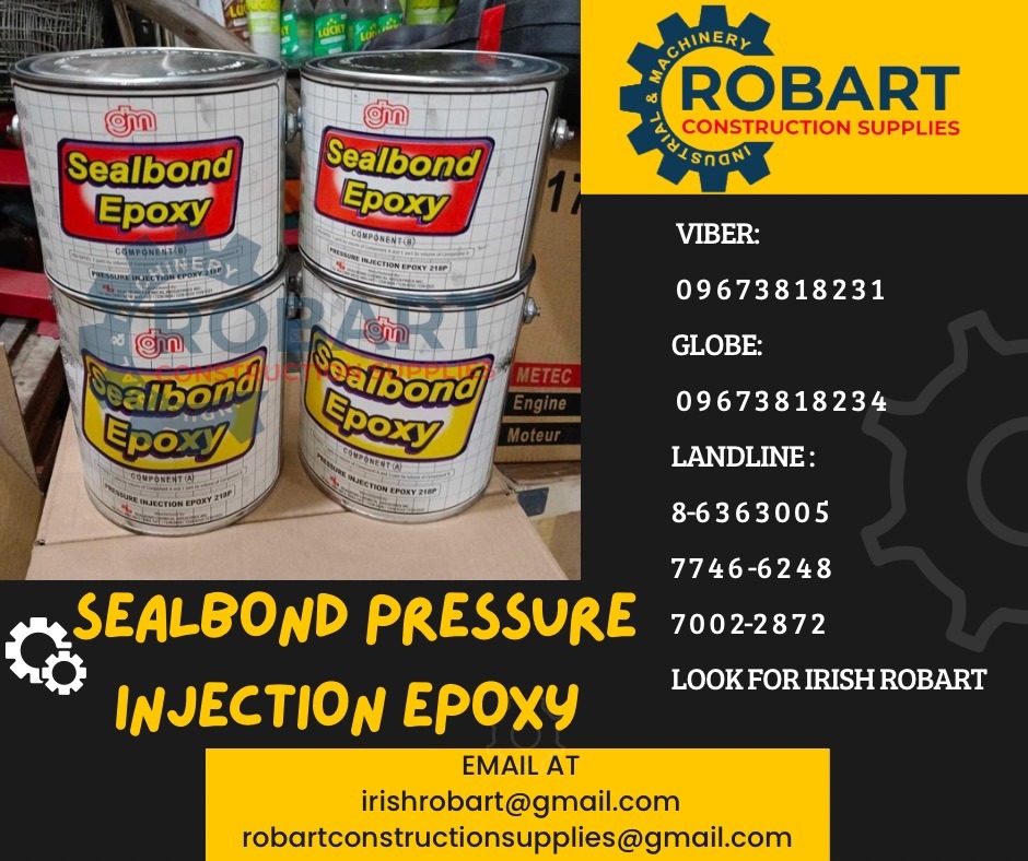 Sealbond Pressure Injection Epoxy, Commercial & Industrial ...