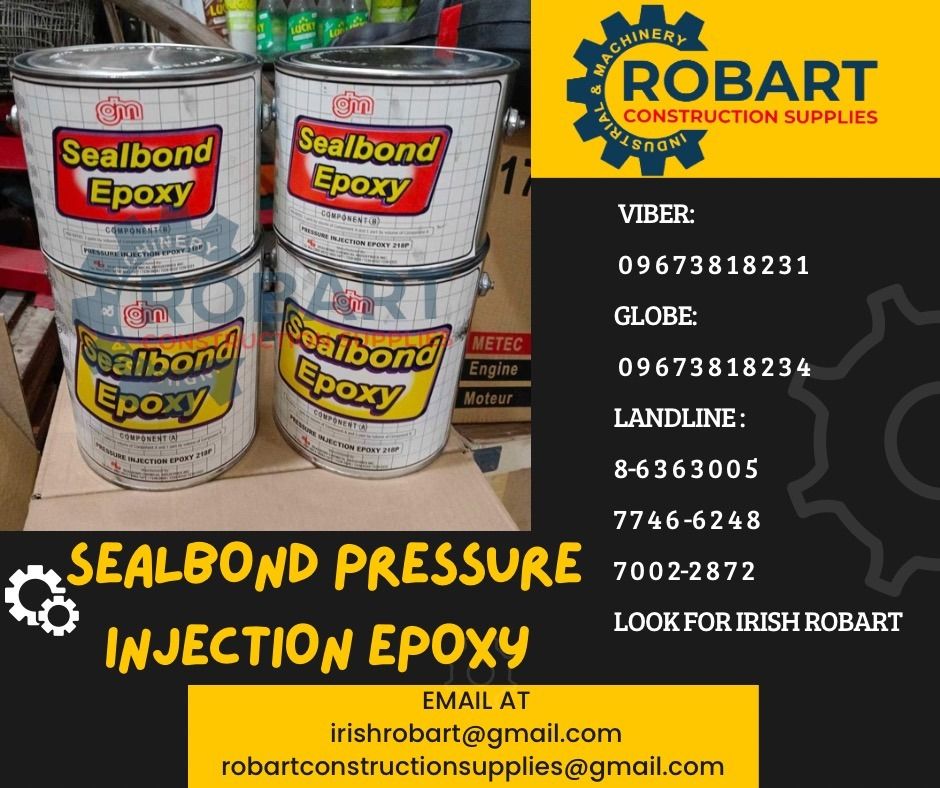 Sealbond Pressure Injection Epoxy, Commercial & Industrial ...