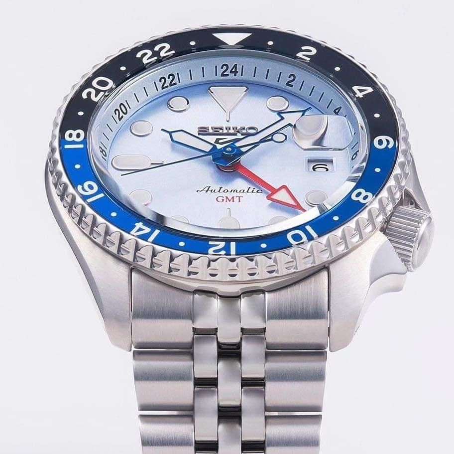 Seiko GMT Ice Blue SSK029 SSK029K1, Men's Fashion, Watches ...