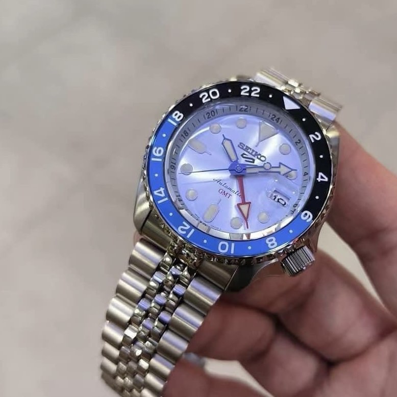 Seiko GMT Ice Blue SSK029 SSK029K1, Men's Fashion, Watches ...