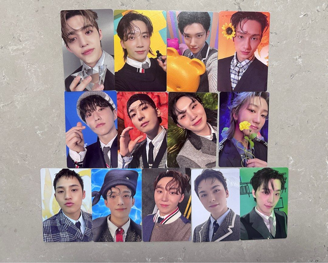 Seventeen best album 17 is right here - album photocard (Scoups, Jeonghan, Joshua, Jun, Hoshi ...