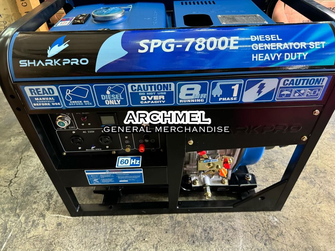Sharkpro Diesel Generator, Commercial & Industrial, Construction Tools ...