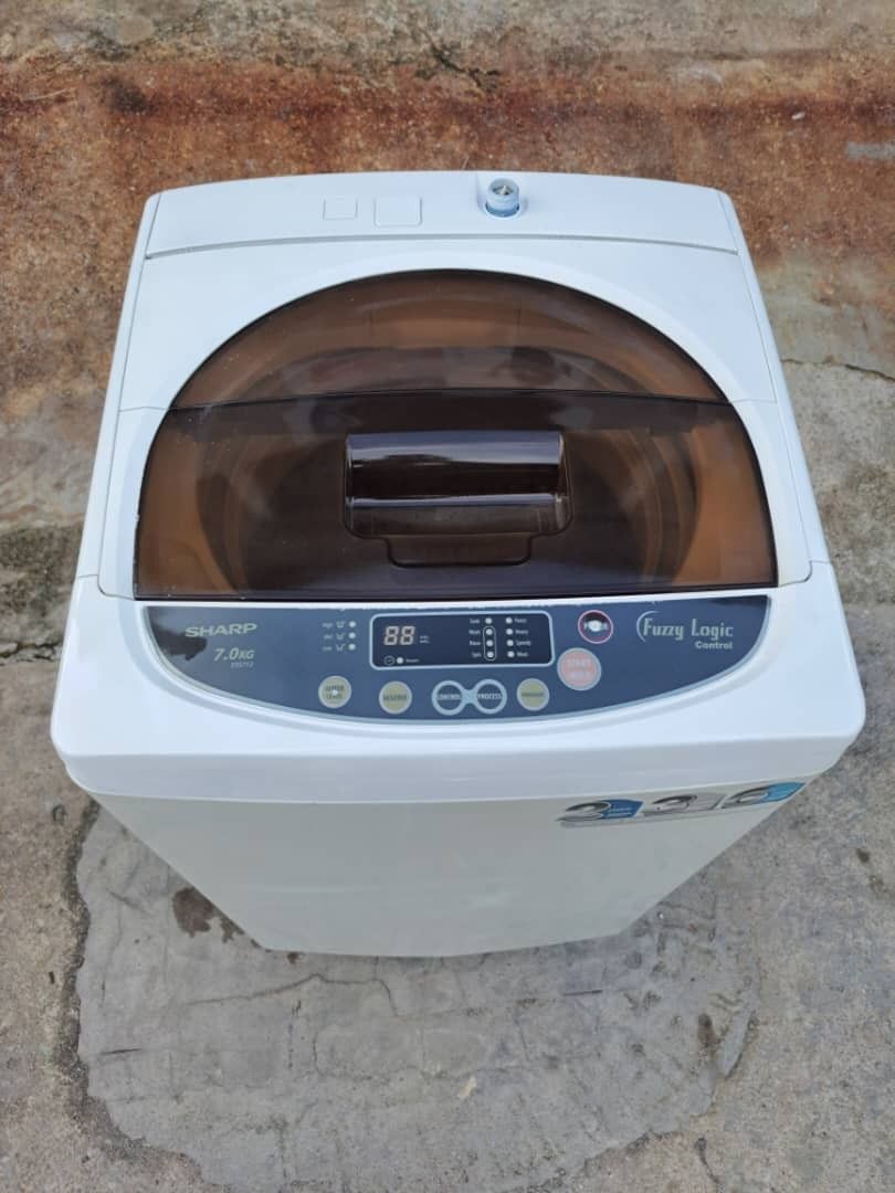 Sharp washing machine 7 kg, TV & Home Appliances, Washing Machines and ...