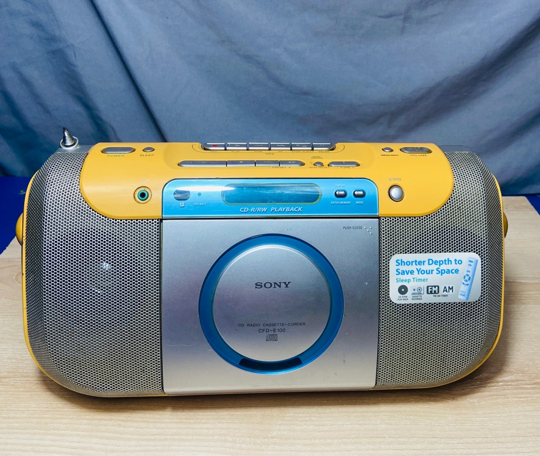Sony CD Radio dan Tape CFD E 100, Elektronik, Audio di Carousell
