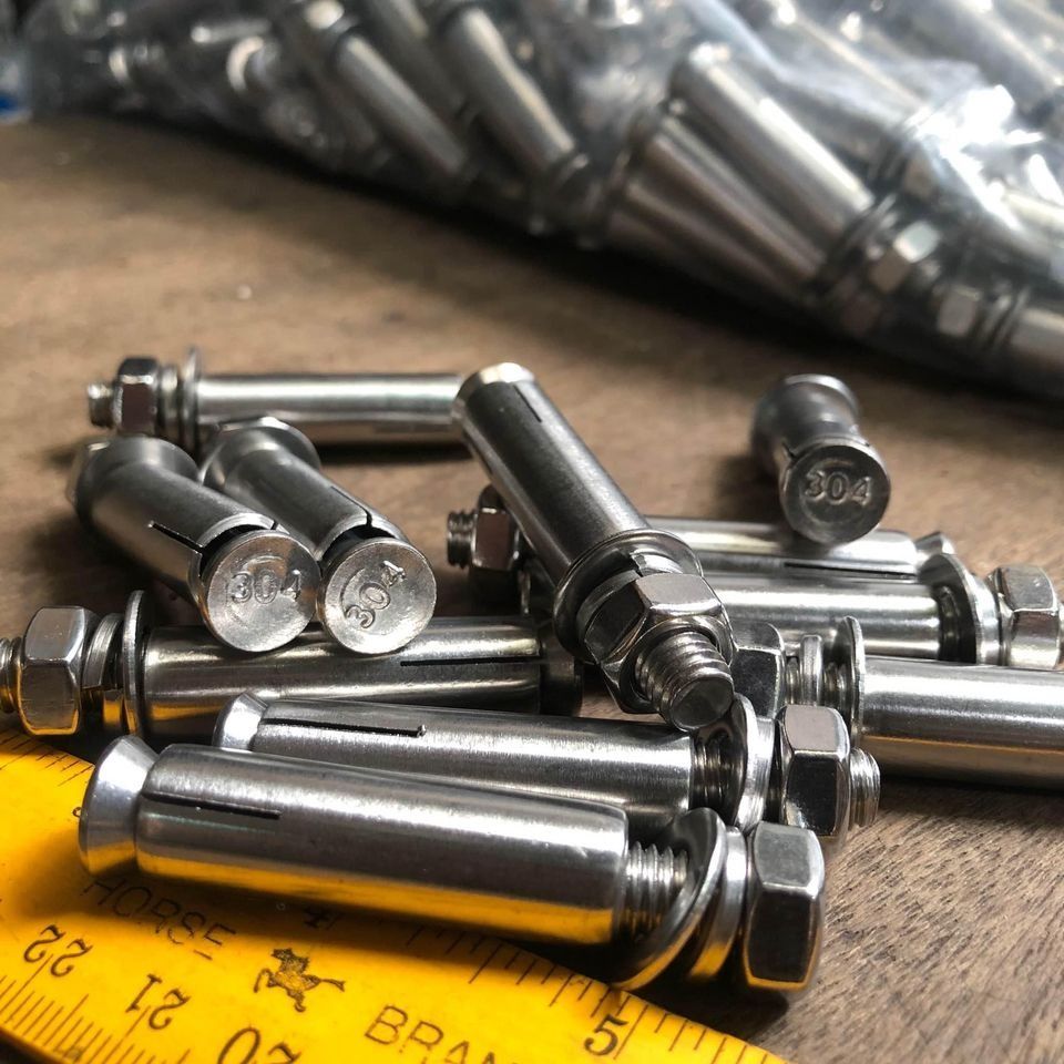 SS304 Stainless Dyna bolt M6, M8, M10, M12, M16, M20, M24 ALL SIZES ...