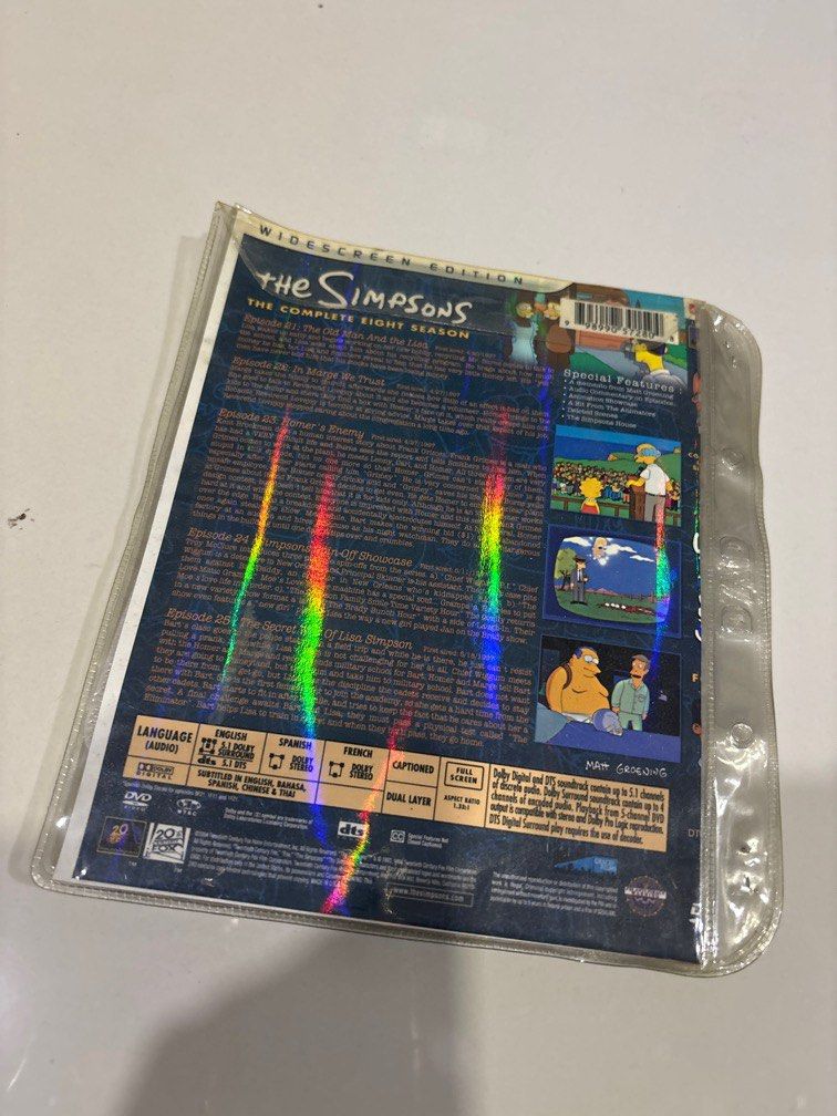 The Simpsons - season 8 DVD, Hobbies & Toys, Collectibles & Memorabilia ...