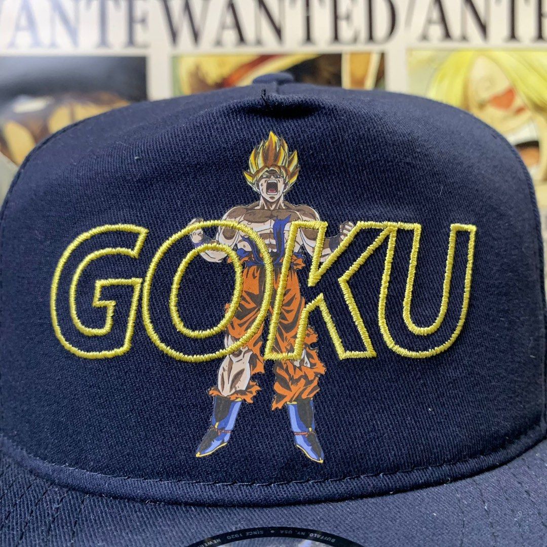 Topi New Era 9Fifty X Dragon Ball Z Super Goku Reflective, Fesyen Pria ...