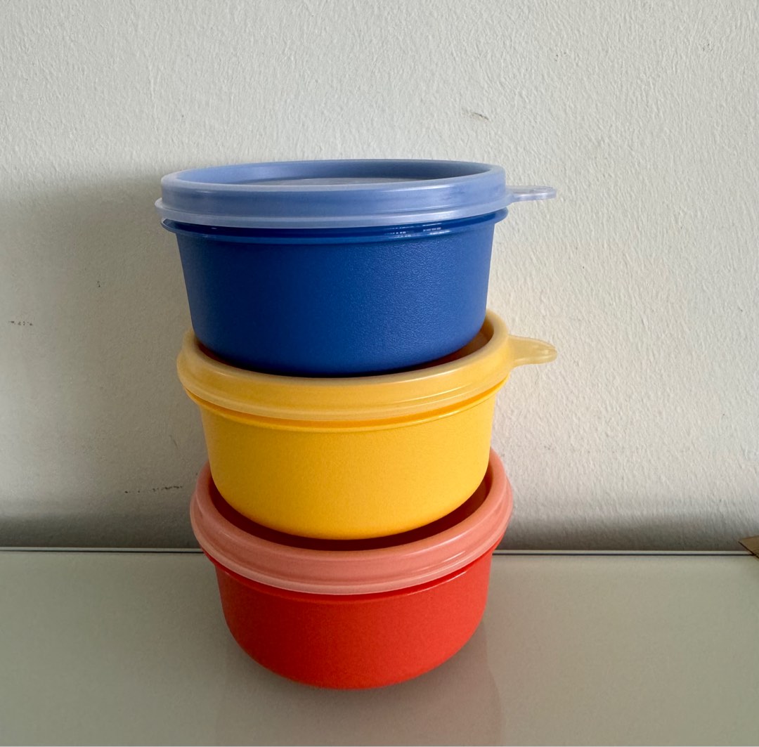 Tupperware mini container 250ml each , Furniture & Home Living ...