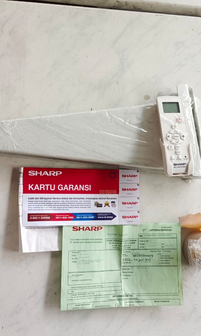 Unit AC Sharp 1/2PK A5BEY Indo (Garansi 3th), Elektronik, Lainnya di ...