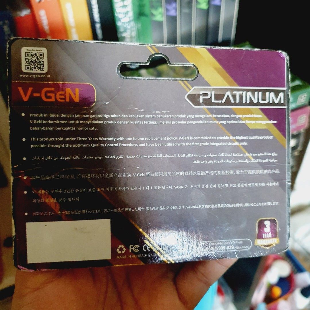 V-Gen Platinum Portable SS 256 GB, Elektronik, Bagian Komputer ...