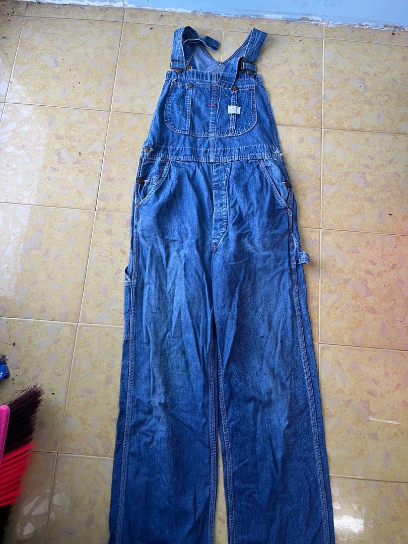 Vintage overall big mac, Men's Fashion, Bottoms, Jeans on Carousell