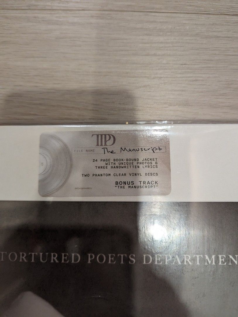 [With Japanese Obi, Limited Edition 1000 copies] Taylor Swift TTPD ...