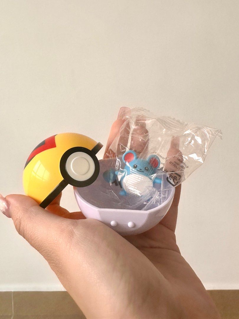 Yellow Pokeball Pokemon Marill Vintage Figurine Collectibles, Hobbies ...