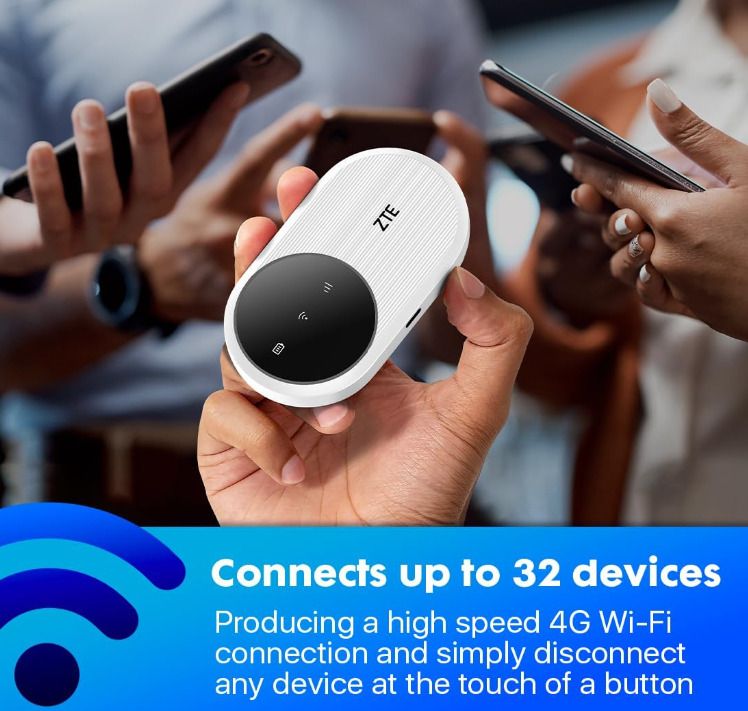ZTE U10 Powerful 4G Pocket Latest Generation Wi-Fi 6 High-Speed ...