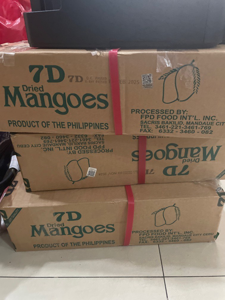 7D Dried mango, Food & Drinks, Packaged & Instant Food on Carousell